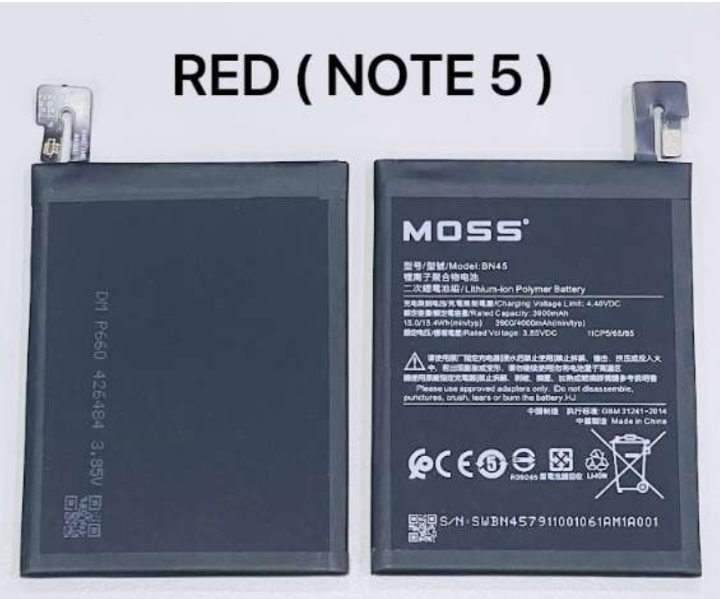 BATTERY XIAOMI REDMI NOTE 5 / 5 PRO BN45 – Apih Gadget